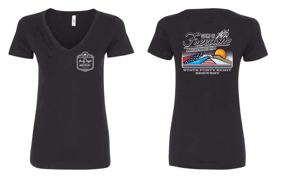 The Sound of Freedom Women V- Neck – Goodfellas Merch