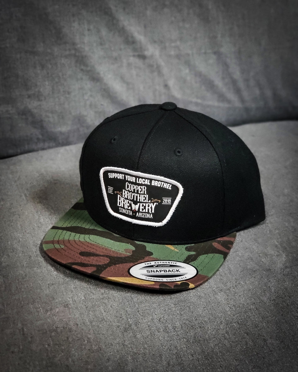 Patch Hat (Black/Camo Bill) – Goodfellas Merch