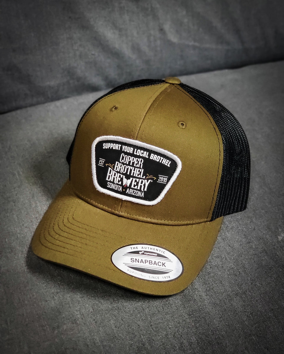 Patch Hat (Brown/Black Trucker) – Goodfellas Merch