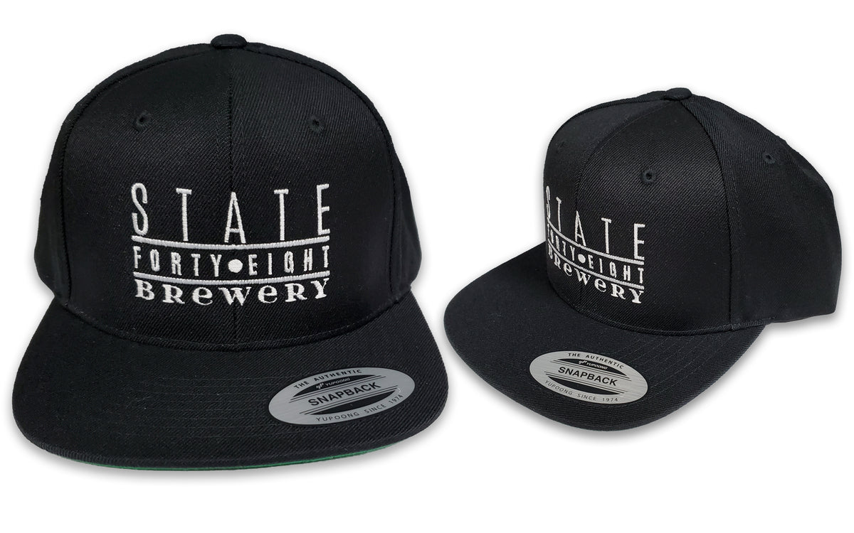 Block Logo Flat Bill Snapback (Black) – Goodfellas Merch