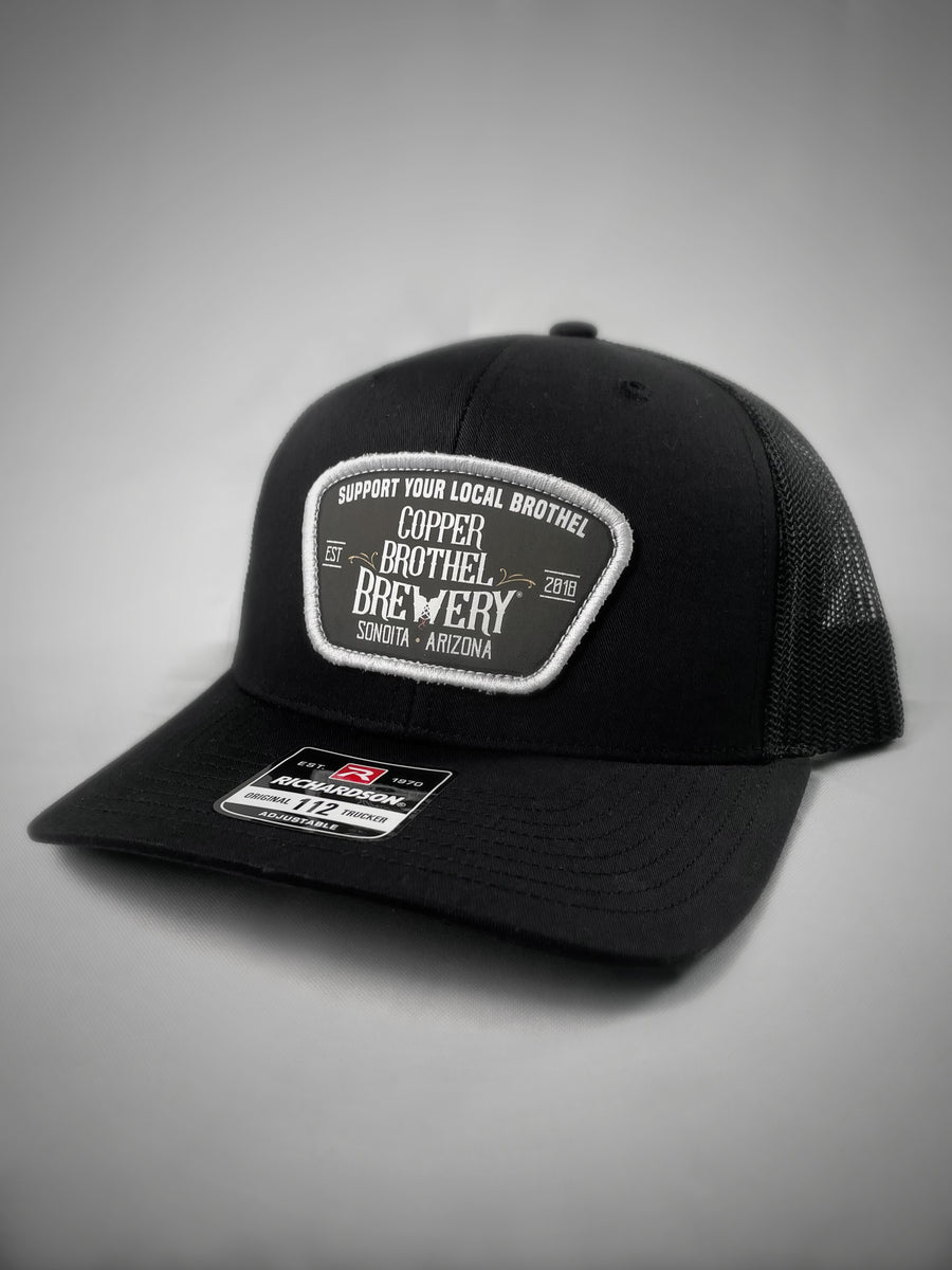 Patch Hat (Solid Black) – Goodfellas Merch